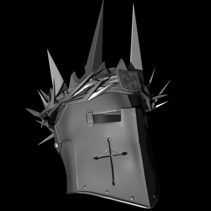 3D Printable DARK CRUSADER HELMET LORDS OF THE FALLEN LIFE SIZE ...