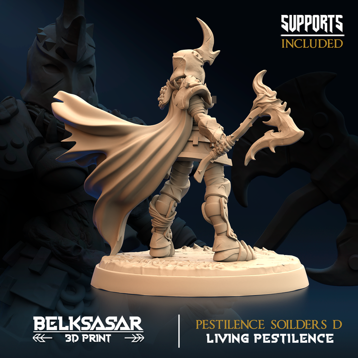 3D Printable Pestilence Soilders D All Variants by Belksasar