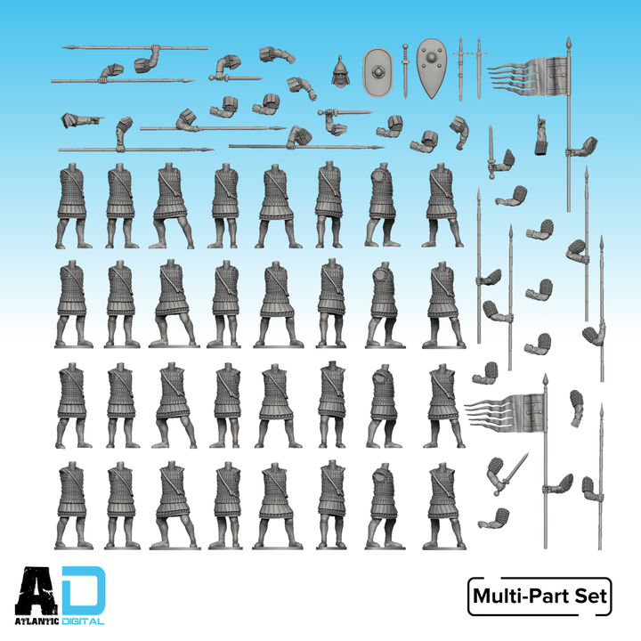 3D Printable Imperial Tagmata infantry by Wargames Atlantic