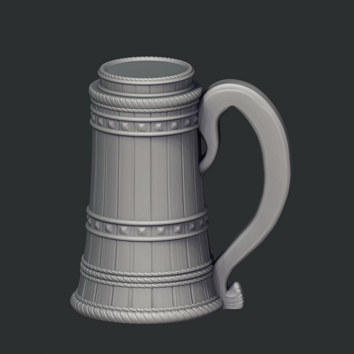 3D Printable Boar's Brew - Tavern Mug no. 5 - Can Holder by Ars Moriendi 3D
