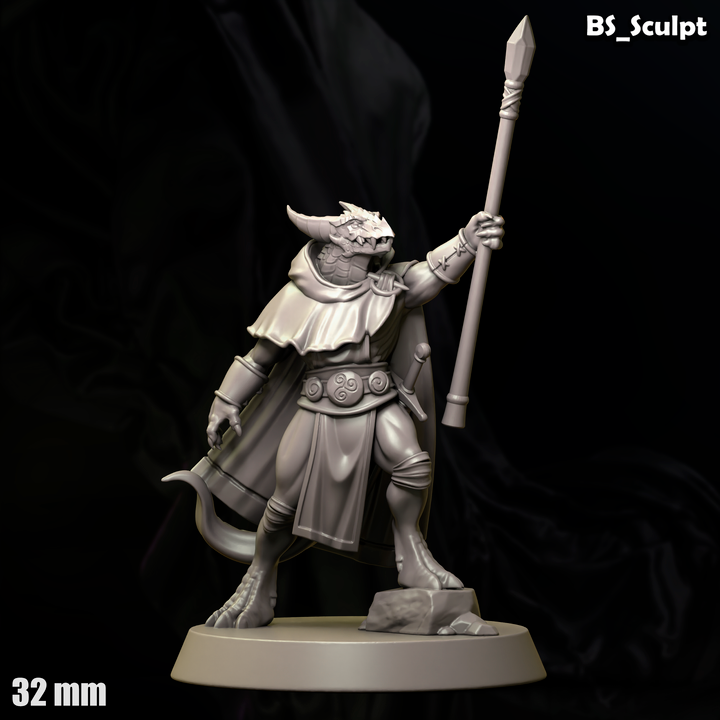 3D Printable Dragonman Wizard by BS-Sculpt Bulat