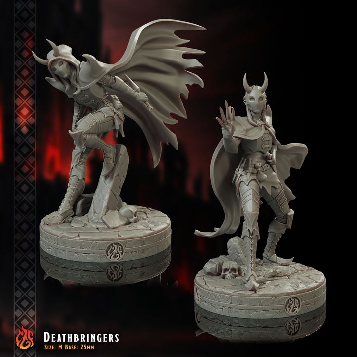 3D Printable Night Masks ~ September 25 Bundle by Crippled God Foundry