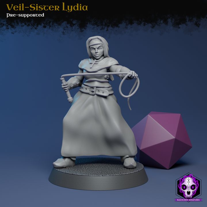 3D Printable Daughters of the Veiled | Veil-Sister Lydia by Blackcrest ...