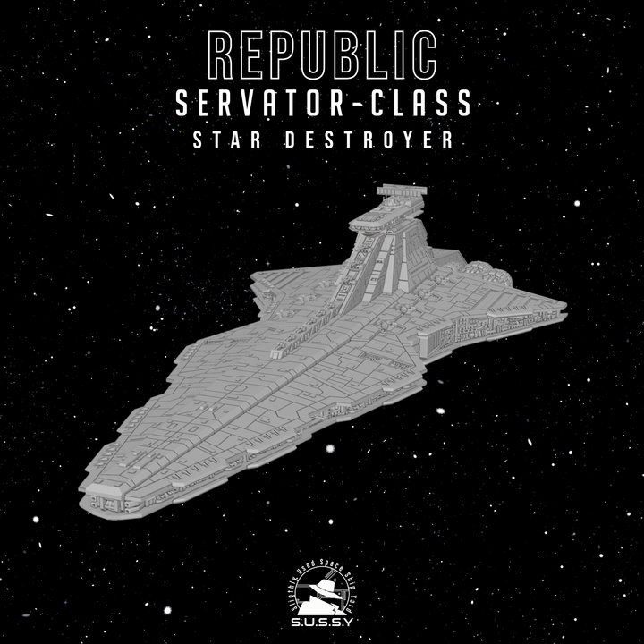 3D Printable Servator Star Destroyer by Slightly Used SpaceShips Yard ...
