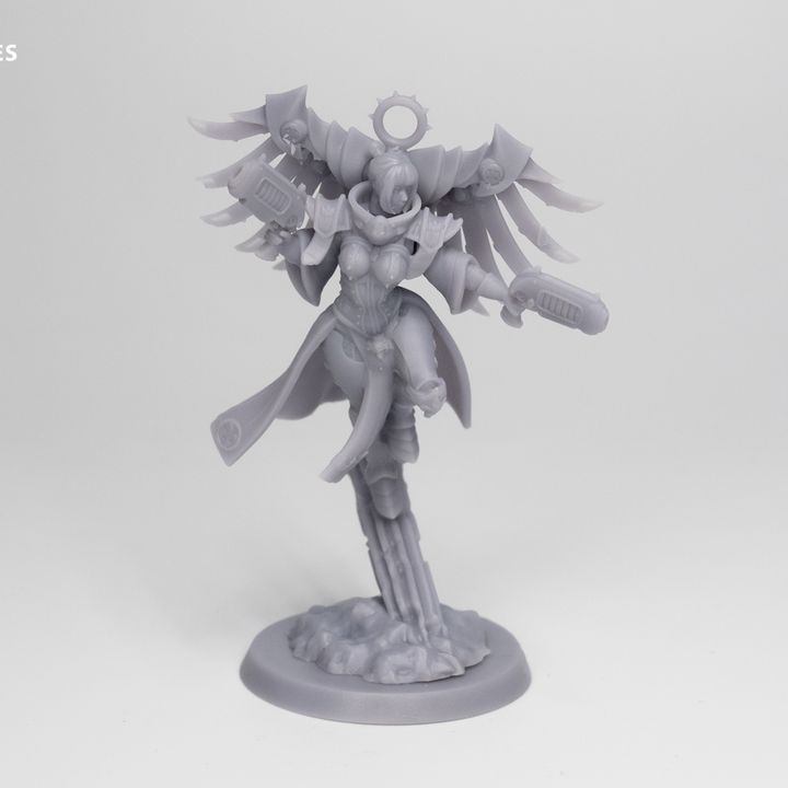 3D Printable Divine Order - Valkyrie Pose 6 by PSMiniatures