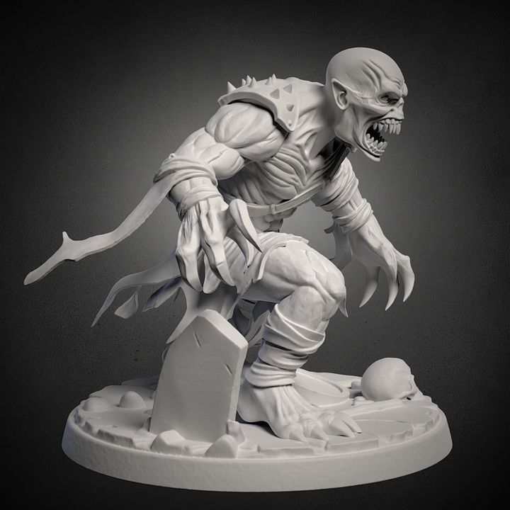 3D Printable Horrifying Ghoul by Iron-Mesh-3D
