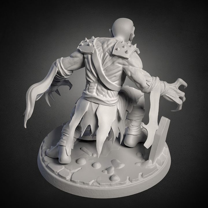 3D Printable Horrifying Ghoul by Iron-Mesh-3D