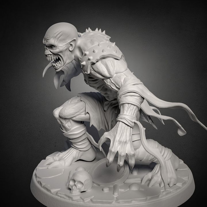 3D Printable Horrifying Ghoul by Iron-Mesh-3D
