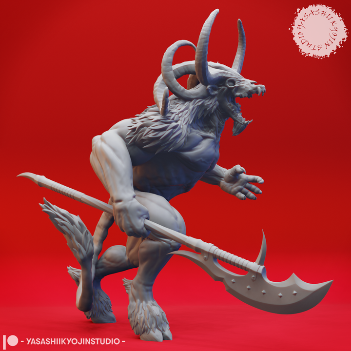 3D Printable Baphomet - The Prince of Beasts - Tabletop Miniature (Pre ...