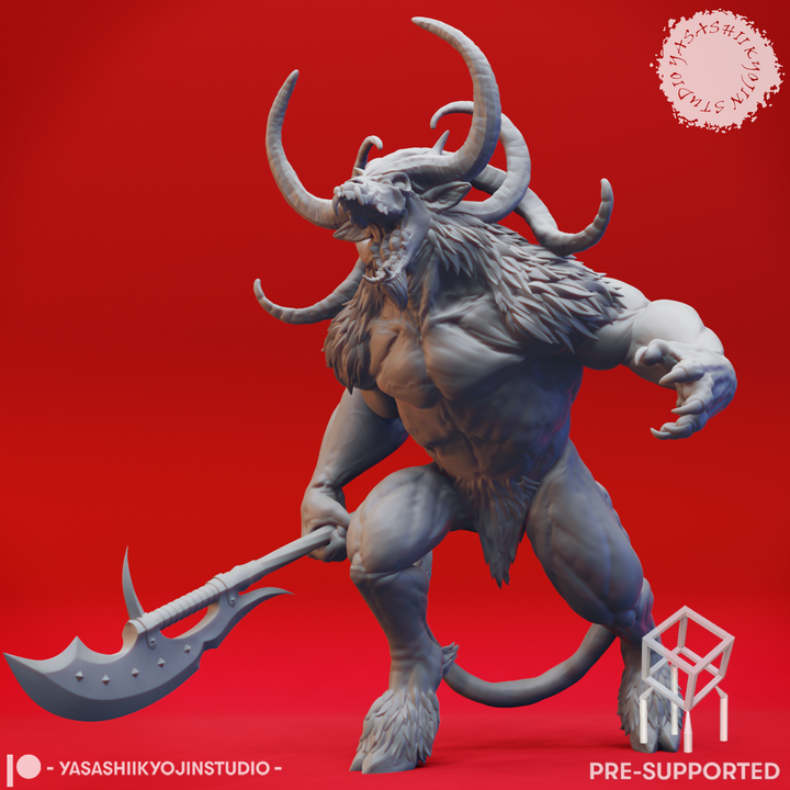 3D Printable Baphomet - The Prince of Beasts - Tabletop Miniature (Pre ...