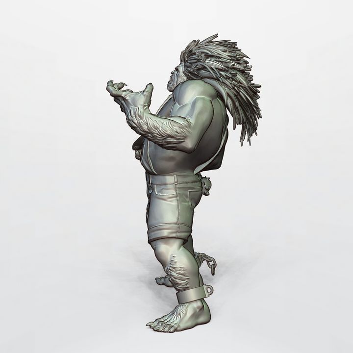 3D Printable BRAZIL BEAST by GAMELIKE