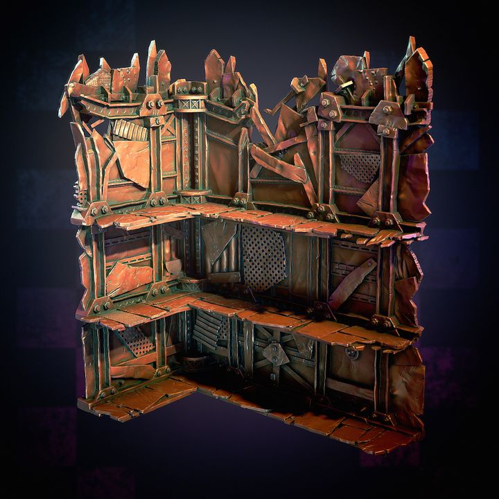 3D Printable MrModulork's Orc Tournament Terrain by MrModulork