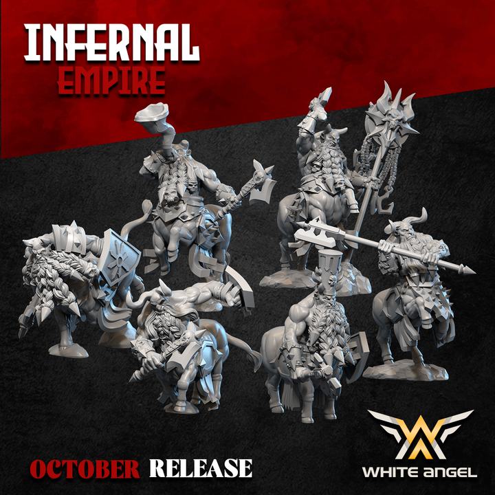 3D Printable INFERNAL CENTAUR - INFERNAL EMPIRE (OCTOBER 2024 RELEASE ...