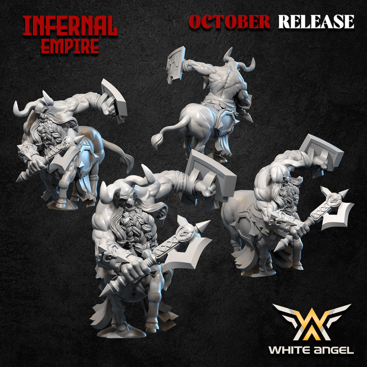 3D Printable INFERNAL CENTAUR - INFERNAL EMPIRE (OCTOBER 2024 RELEASE ...
