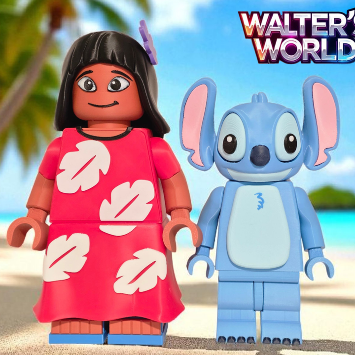3D Printable Lilo & Stitch Megamod by Walter's World 3D