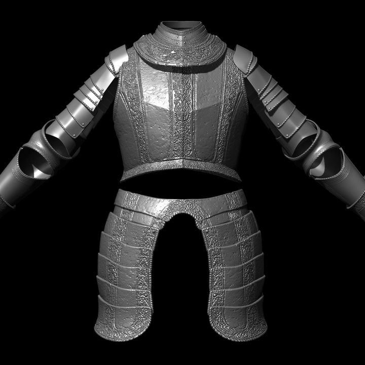 3D Printable PREMIUM OATHSEEKER & NEEDLE KNIGHT LEDA FULL PLATE ARMOR ...