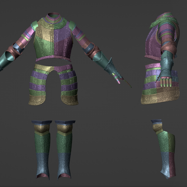 3D Printable PREMIUM OATHSEEKER & NEEDLE KNIGHT LEDA FULL PLATE ARMOR ...