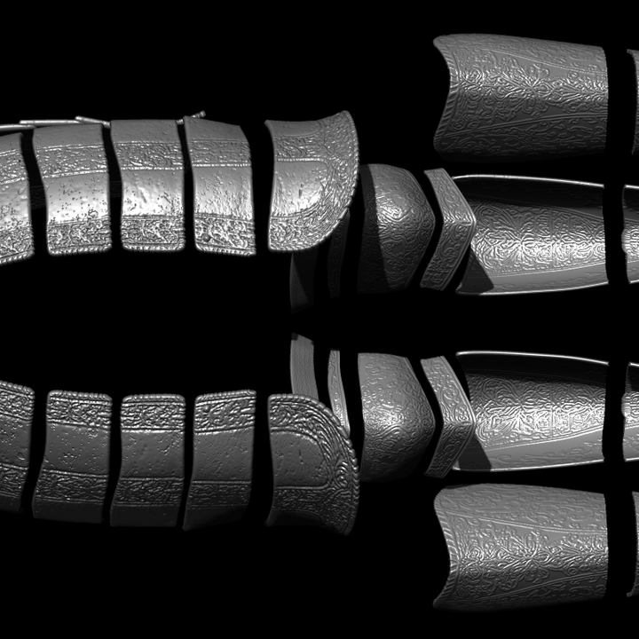 3D Printable PREMIUM OATHSEEKER & NEEDLE KNIGHT LEDA FULL PLATE ARMOR ...