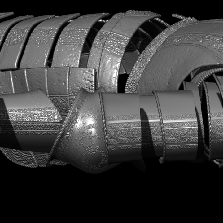 3D Printable PREMIUM OATHSEEKER & NEEDLE KNIGHT LEDA FULL PLATE ARMOR ...