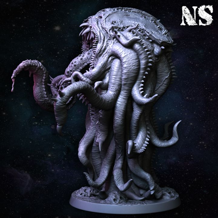 3D Printable Azathoth, The Sleeping Chaos by NS Miniatures