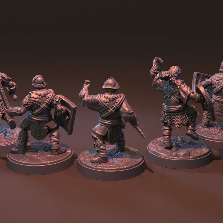3D Printable Morod-Dor Warriors by Papel 3D