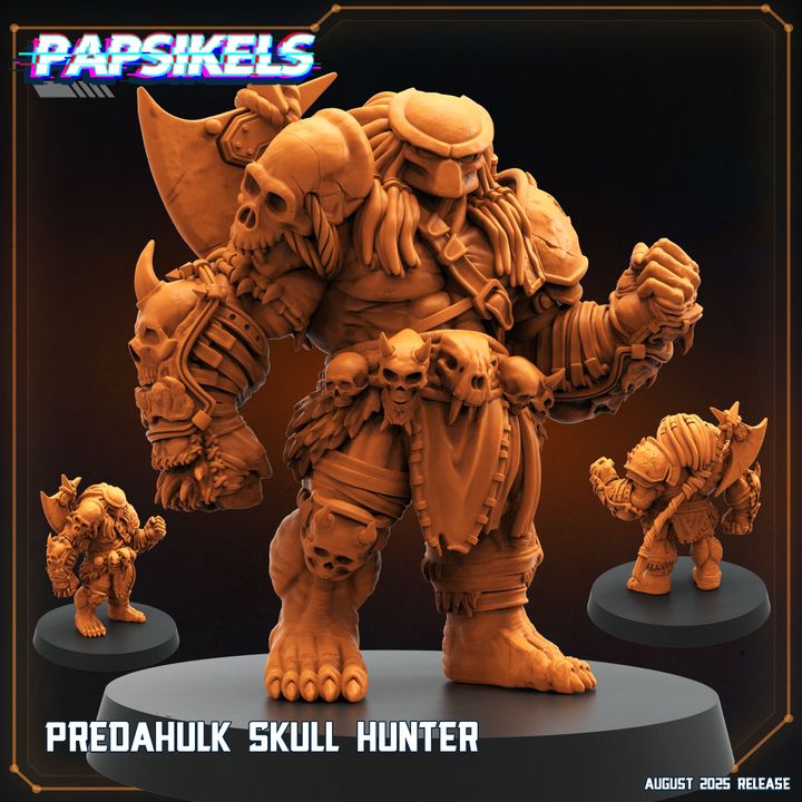3D Printable PREDAHULK SKULL HUNTER by PAPSIKELS MINIATURES