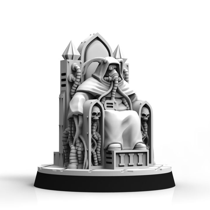 3D Printable Misc - Chair Priest by The Makers Cult