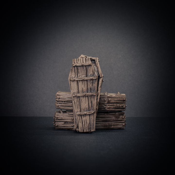 3D Printable Death Cart Playset by Knucklebones Miniatures