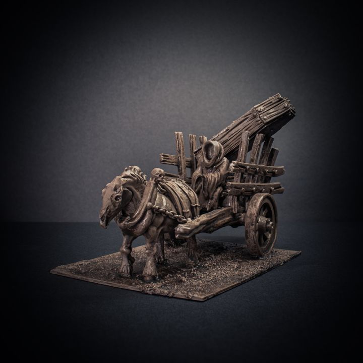 3D Printable Death Cart Playset by Knucklebones Miniatures