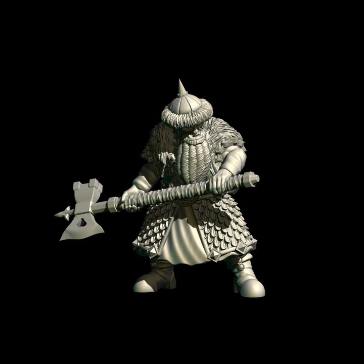 3D Printable KZKMINIS - 2025 September Free Mini - Eastern Dwarf with ...