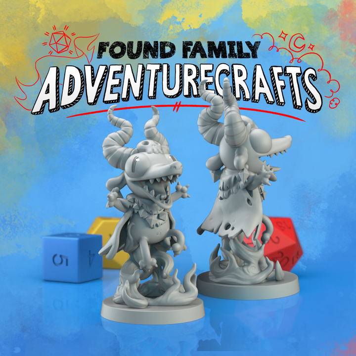 3D Printable Magic Team Queen: Kobold Sorceress by Found Family ...