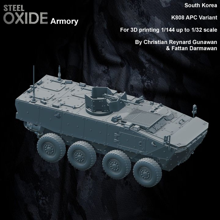 3D Printable South Korean K808 APC configuration by STEELOXIDE3D