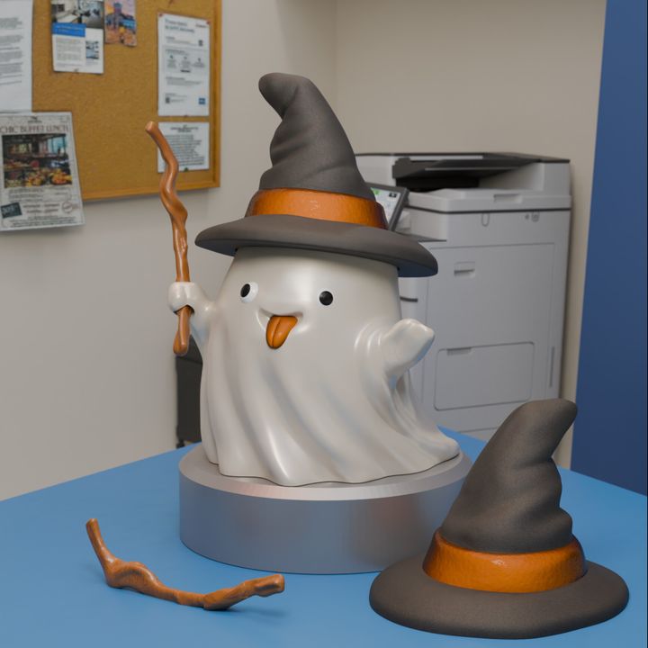 3D Printable The Ghostly Wizard by Studio Tridimen