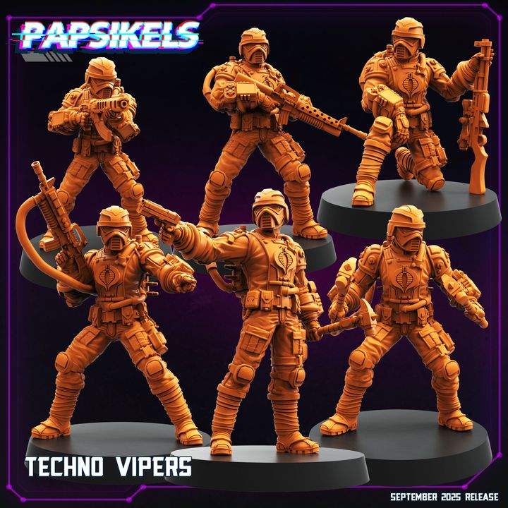 3D Printable SEPTEMBER 2025 TRIBES - CYBERPUNK RELEASE by PAPSIKELS ...