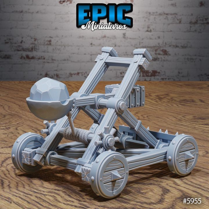 3D Printable Siege Catapult / Battle Engine / Ballistic Device ...