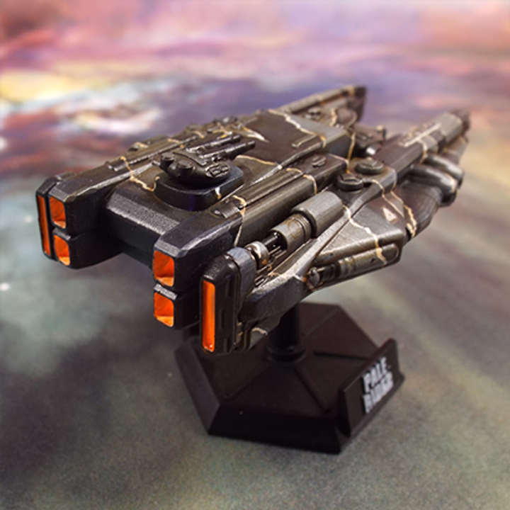 3D Printable Starblade Assault Cruiser by David Tarron