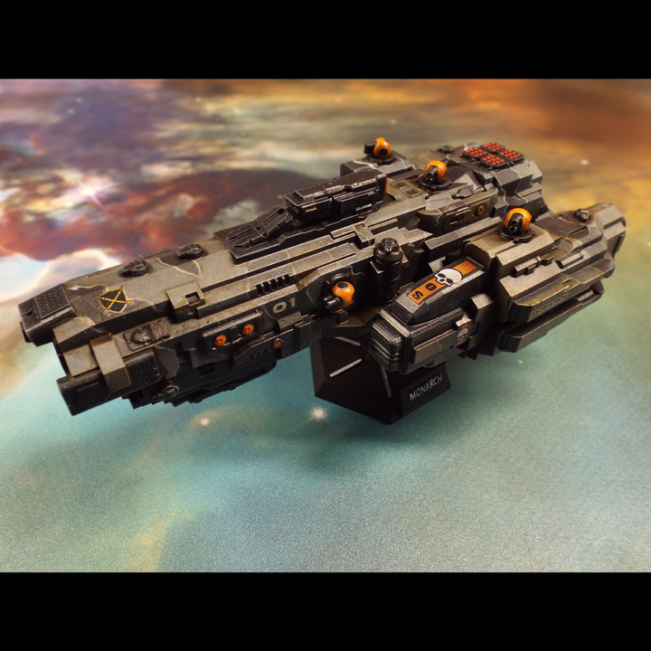 3D Printable Monarch Assault Carrier by David Tarron