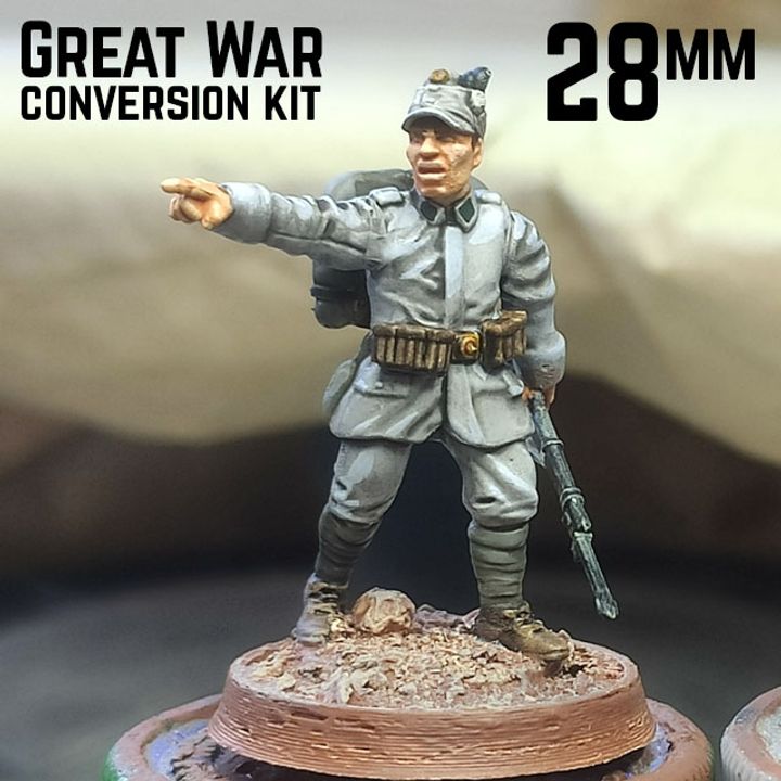 3D Printable 28mm WW1 Austro-Hungarian Gebirgsjager Conversion Kit by ...