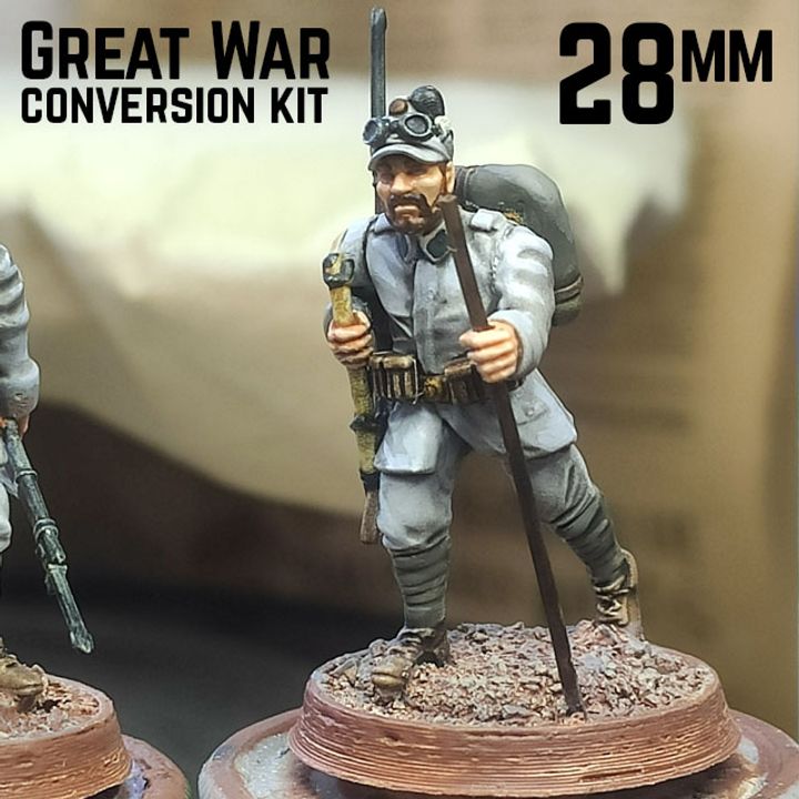 3D Printable 28mm WW1 Austro-Hungarian Gebirgsjager Conversion Kit by ...