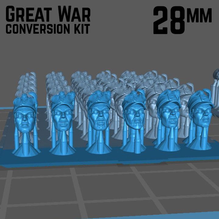 3D Printable 28mm WW1 Austro-Hungarian Gebirgsjager Conversion Kit by ...