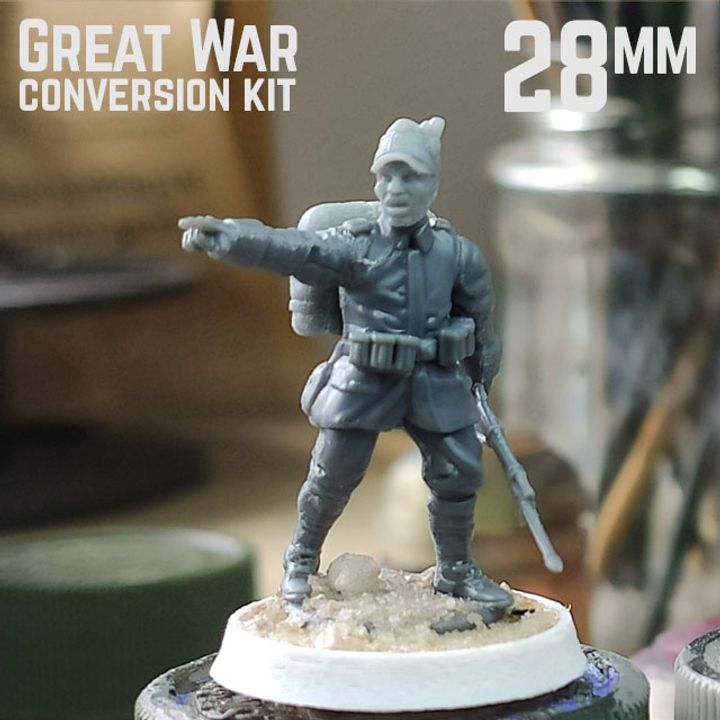 3D Printable 28mm WW1 Austro-Hungarian Gebirgsjager Conversion Kit by ...