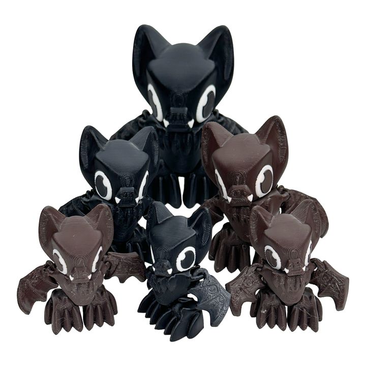 3D Printable Standing Bat by Studio Ambo