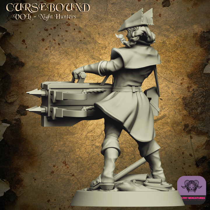 3D Printable Cursebound Vol.1 - Night Hunters - Valessa the storm of ...