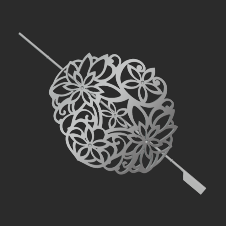 3D Printable Hair Clip 3d Stl File | Hair Clip Digital File by Adam ...