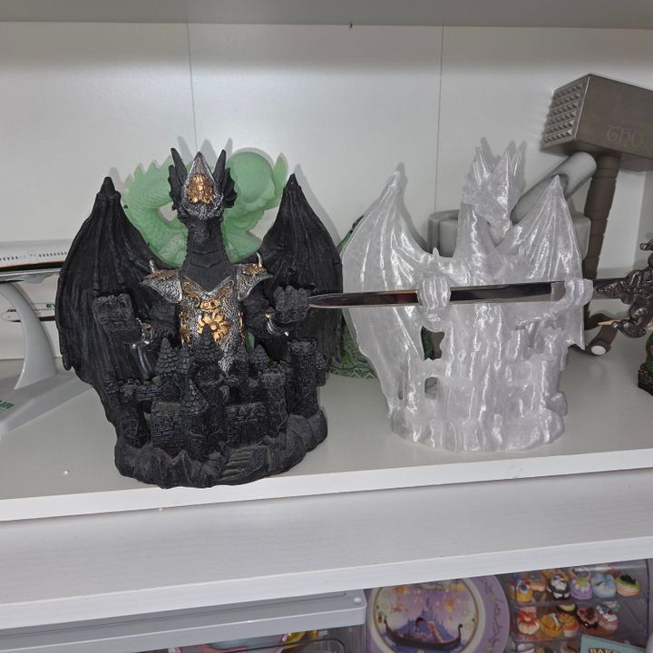 3D Printable Dragon Castle by Randy Callahan