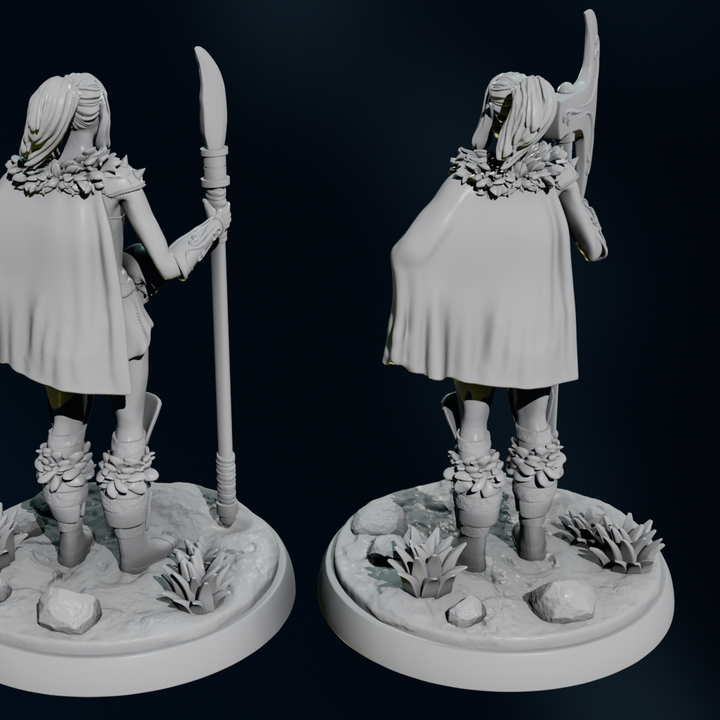 3D Printable Githyanki Barbarian / gith / githzerai by Studio Fantasms