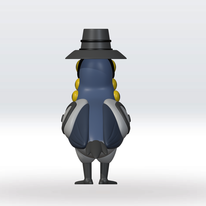 3D Printable Sussy Magpie Bird STL file 3D Model,Sussy Magpie Bird 3mf ...