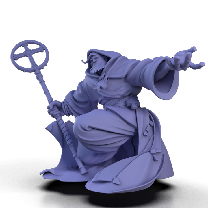 3D Printable PRIEST FIGHTERS by ALTERNATIVE GAMES