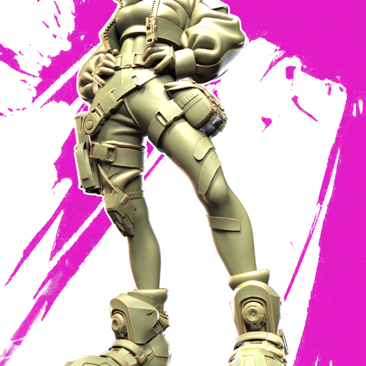 3D Printable NEO GIRL FIGHTERS by ALTERNATIVE GAMES