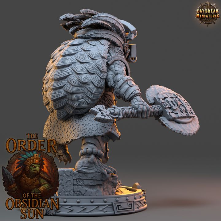 3D Printable Ohuican Shellbreaker - The Order of the Obsidian Sun by ...